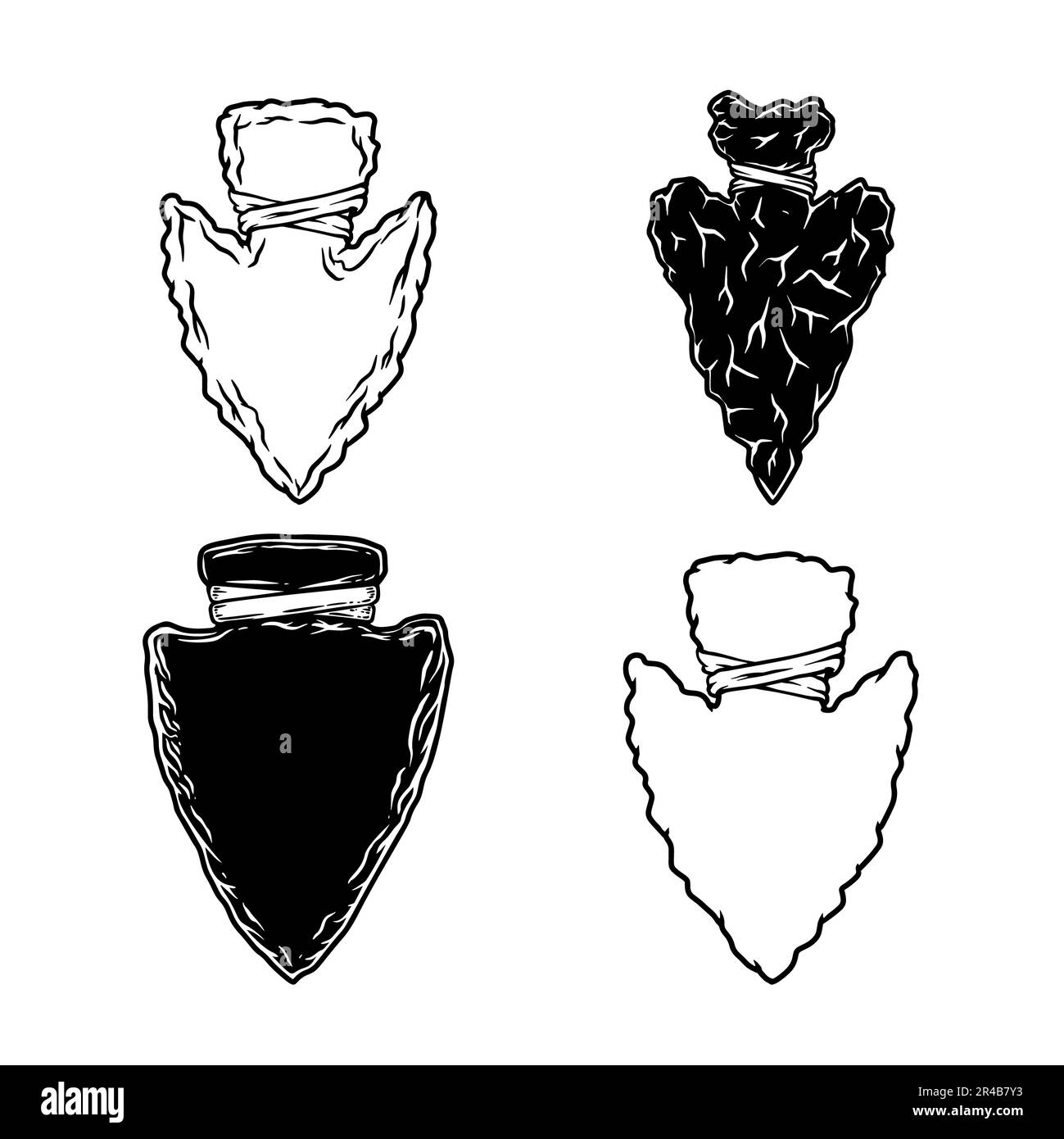 Indian Arrowhead Vector