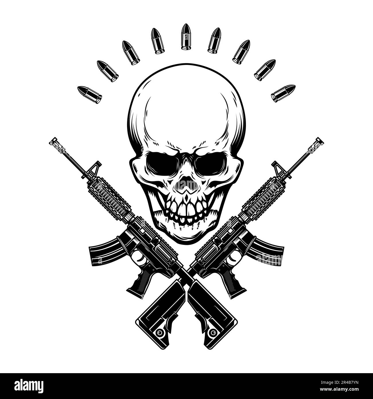 Skull And Crossed Rifles Infantry