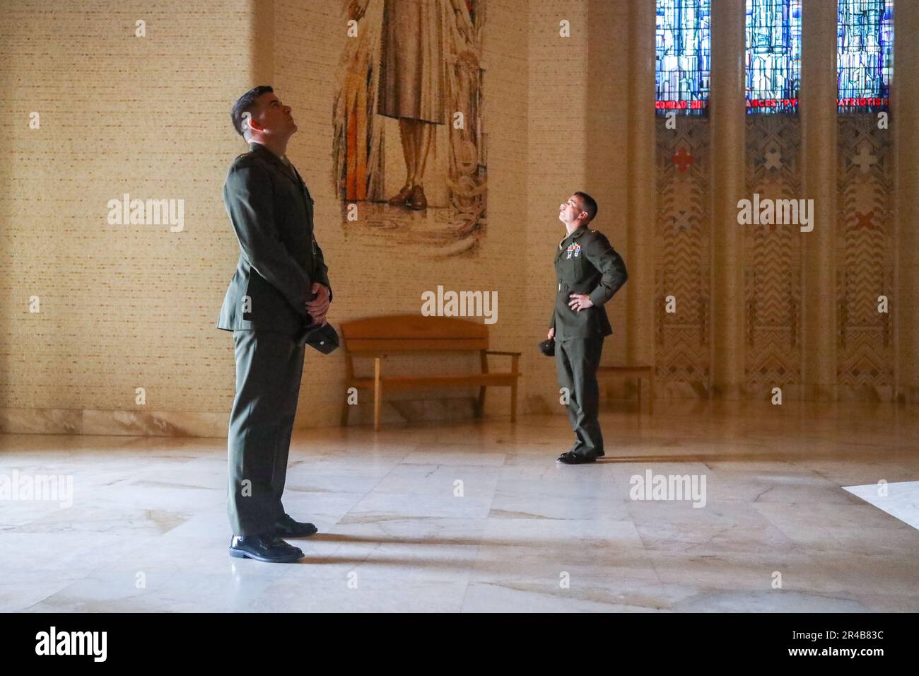 U.S. Marine Lt. Col. Philip Flambert, operations officer of Marine ...