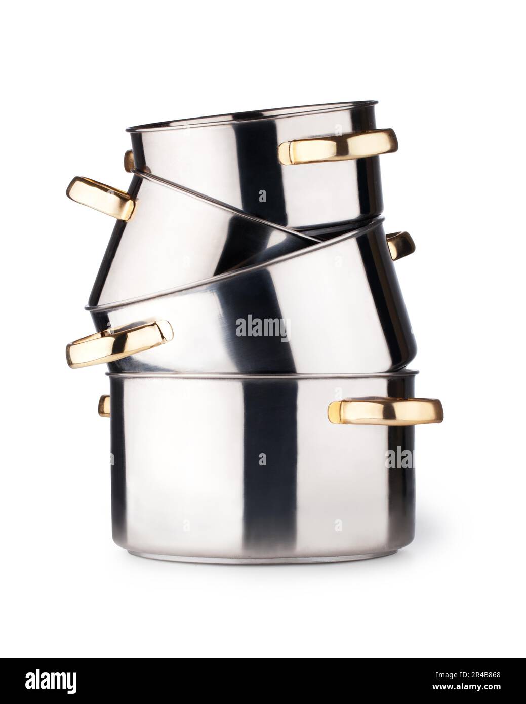 Saucepan iron on white Cut Out Stock Images & Pictures - Alamy