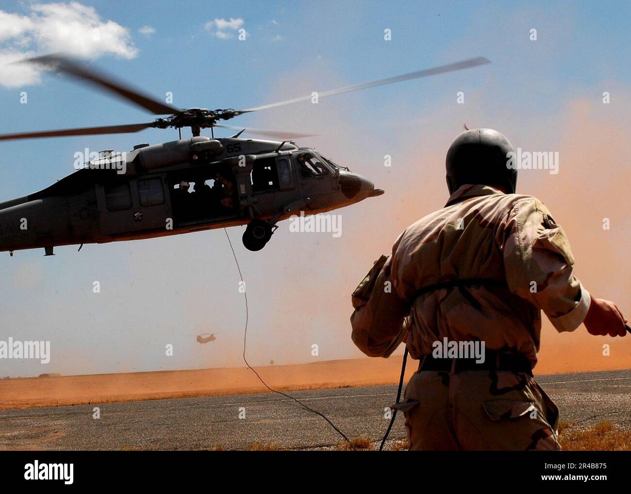US Navy U.S. Navy Petty Officer assigned to Explosive Ordnance Disposal ...