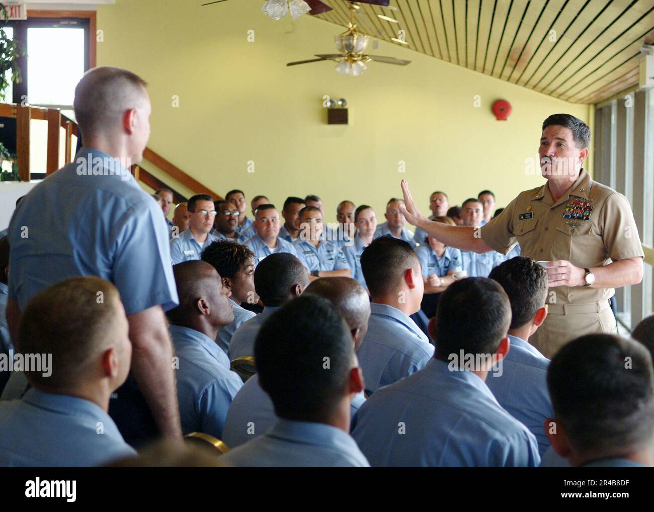 US Navy Master Chief Petty Officer of the Navy (MCPON) Terry Scott ...