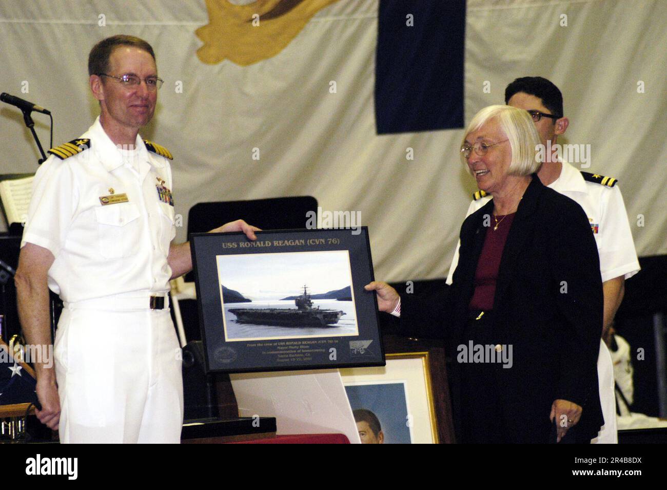 US Navy Commanding Officer, USS Ronald Reagan (CVN 76), Capt. James ...