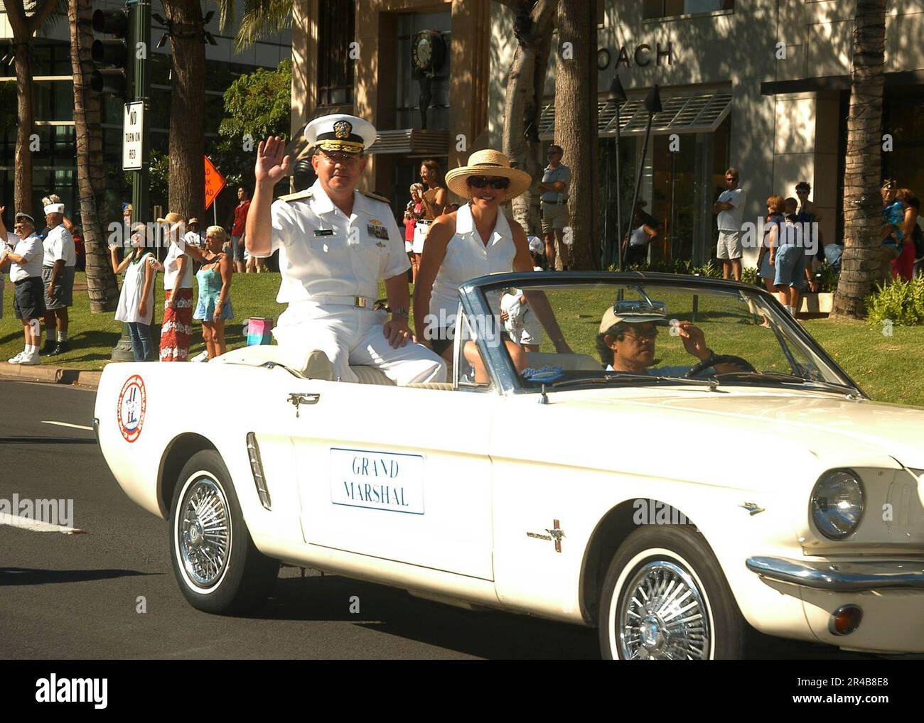 US Navy Deputy Commander, Navy Region Hawaii, Rear Adm. James E. Beebe ...