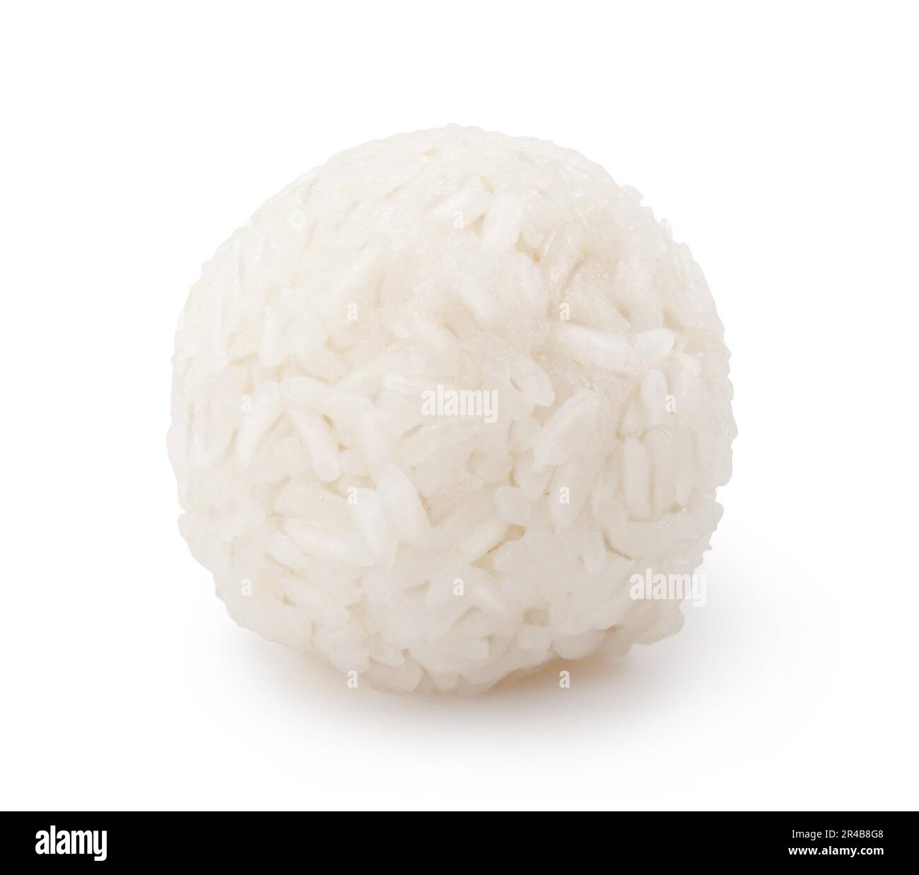 Rice on White Background Stock Photo - Alamy