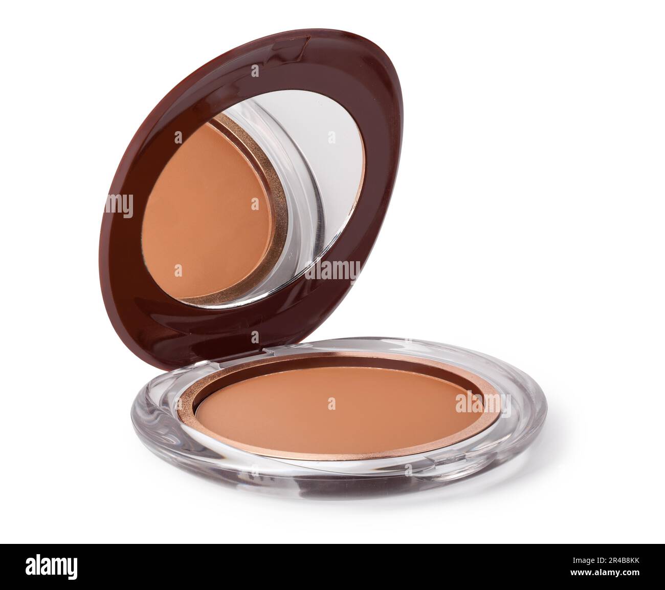 Makeup Powder on a white background Stock Photo - Alamy