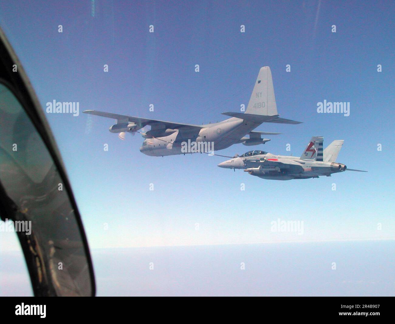 US Navy An F-A-18F Super Hornet, assigned to the Salty Dogs of Air Test ...