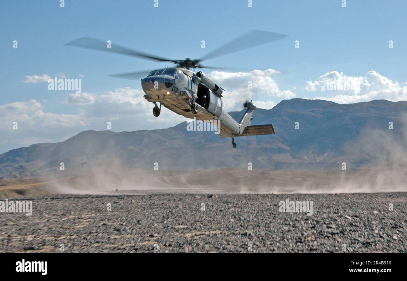 US Navy An MH-60S Seahawk helicopter, assigned to Helicopter Sea Combat ...
