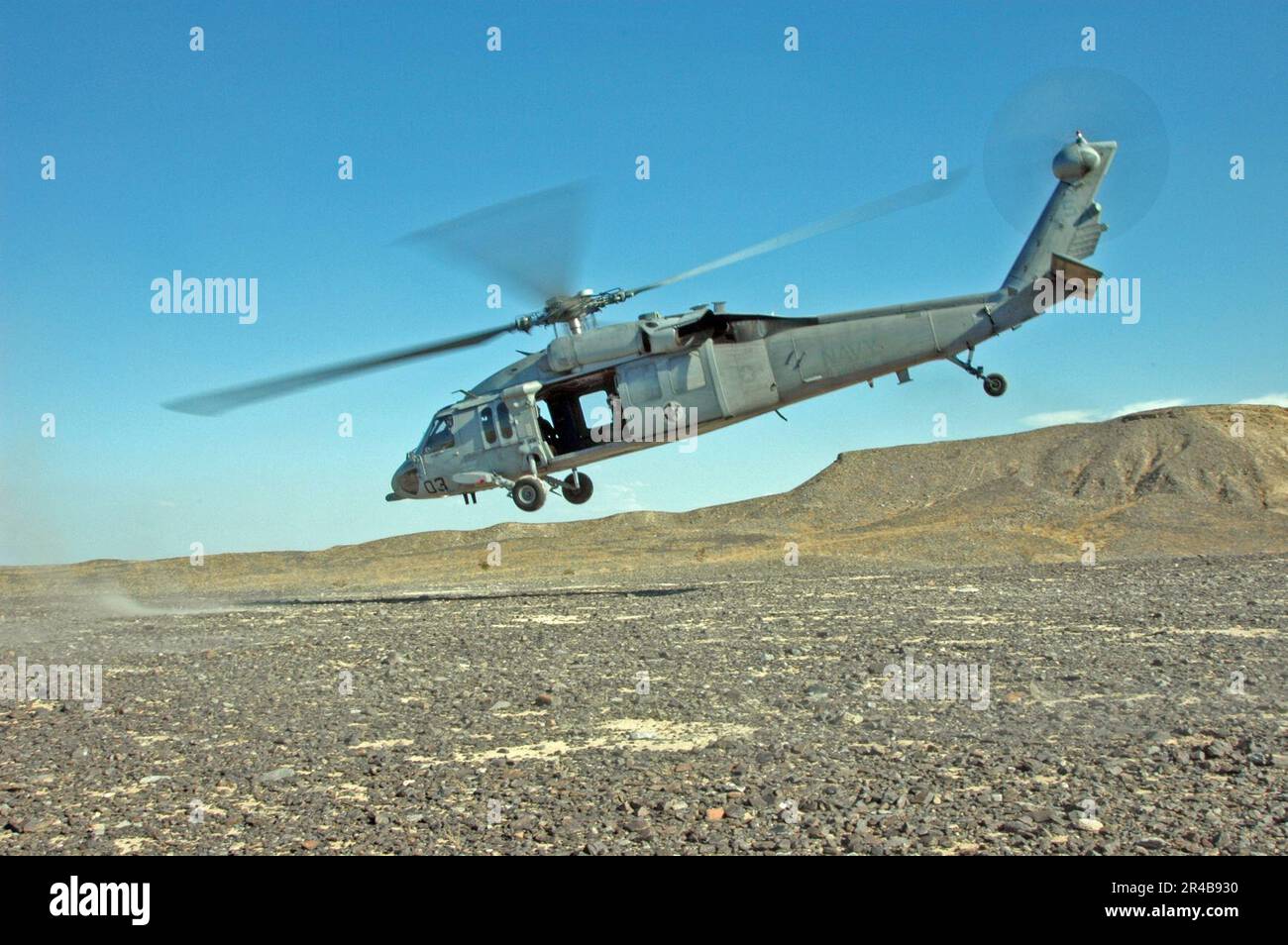 US Navy An MH-60S Seahawk helicopter, assigned to Helicopter Sea Combat ...