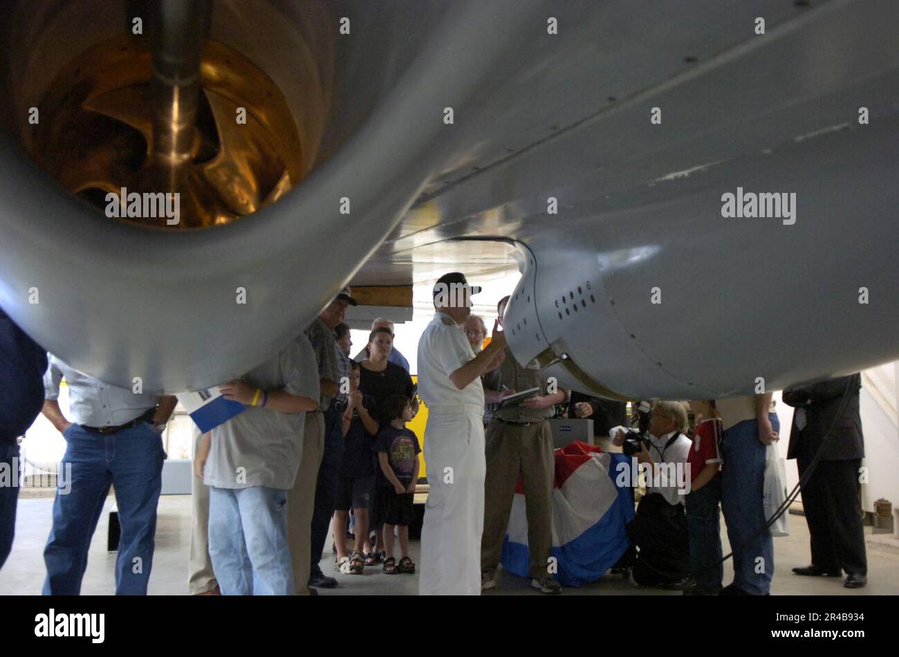 US Navy Chief of Naval Research, Rear Adm. Jay Cohen, explains the ...