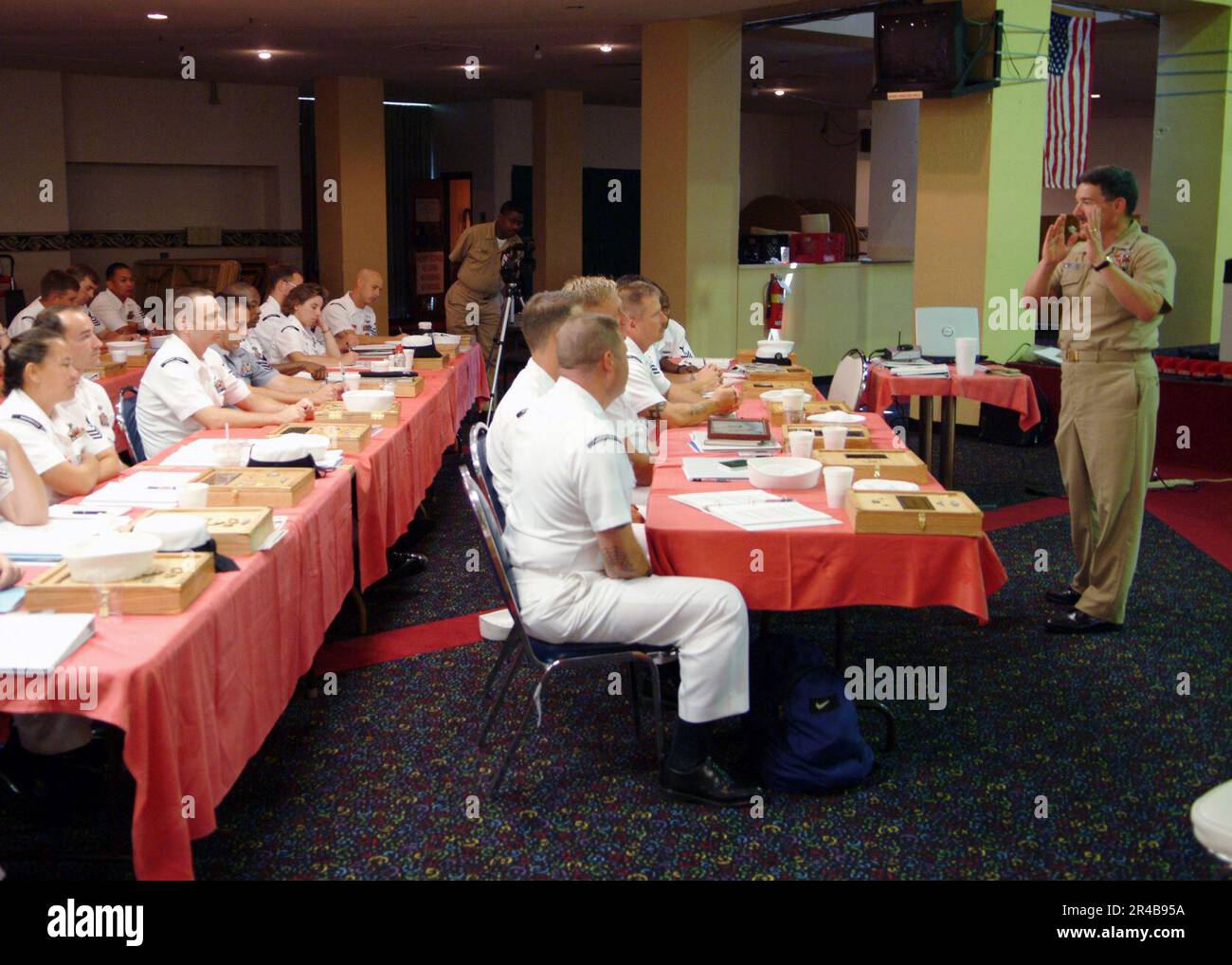 US Navy Master Chief Petty Officer of the Navy (MCPON) Terry Scott ...