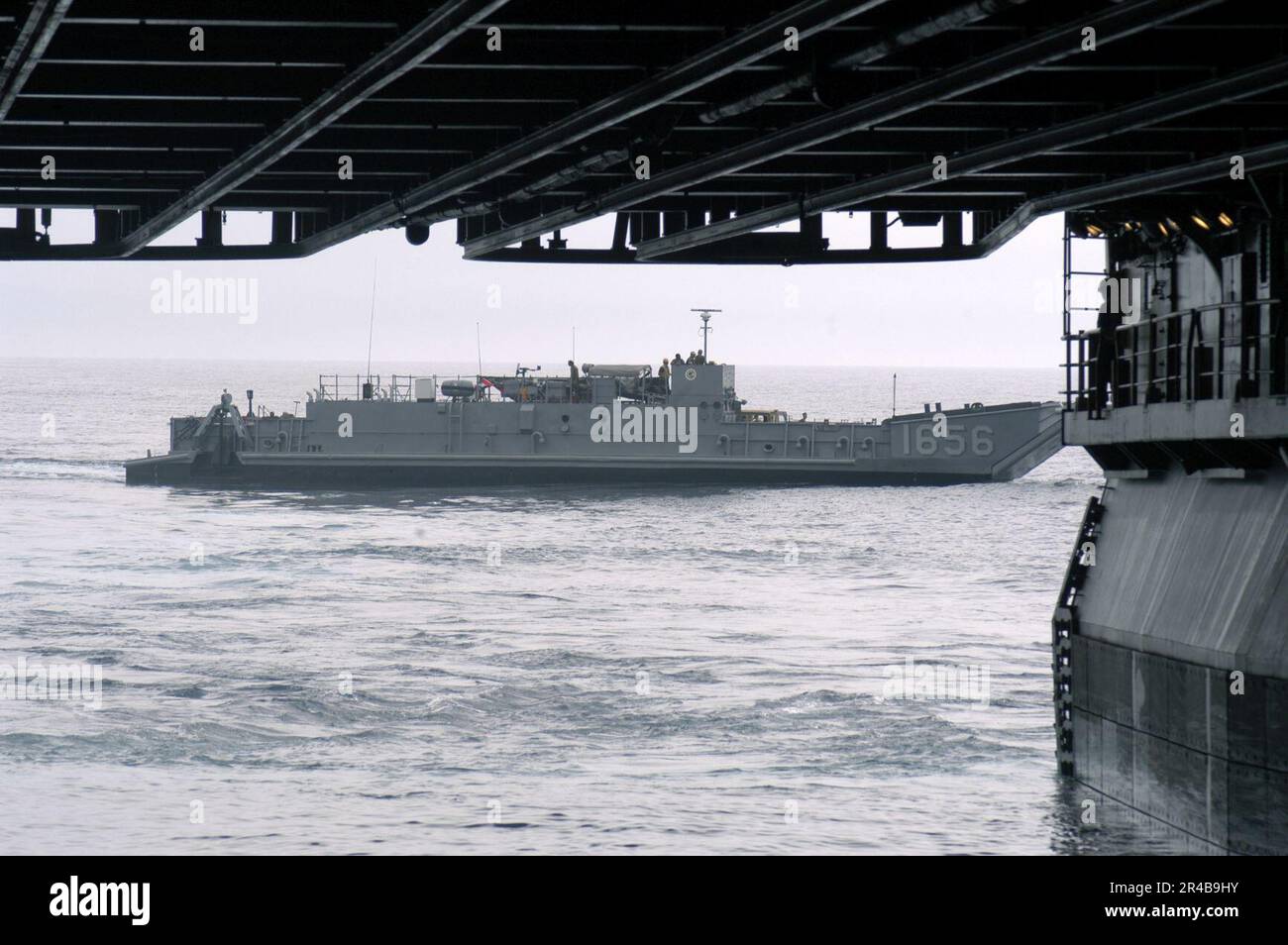 US Navy A Landing Craft, Utility (LCU) assigned Assault Craft Unit Two ...