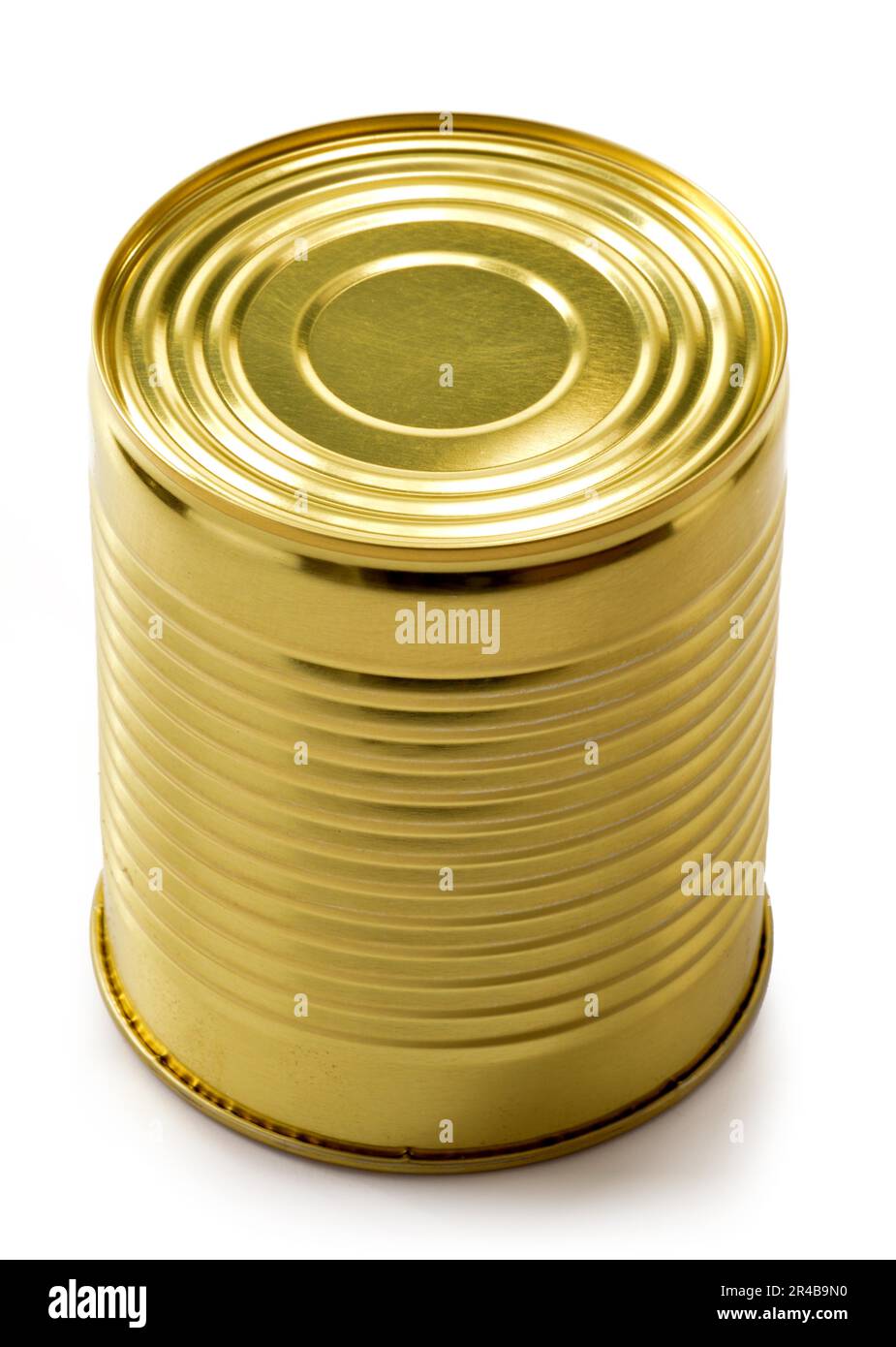 Tin can isolated on white background. Processed food Stock Photo - Alamy