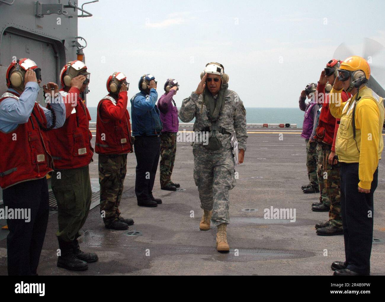 US Navy Commander, Joint Task Force Katrina, U.S. Army Lt. Gen. Russel ...