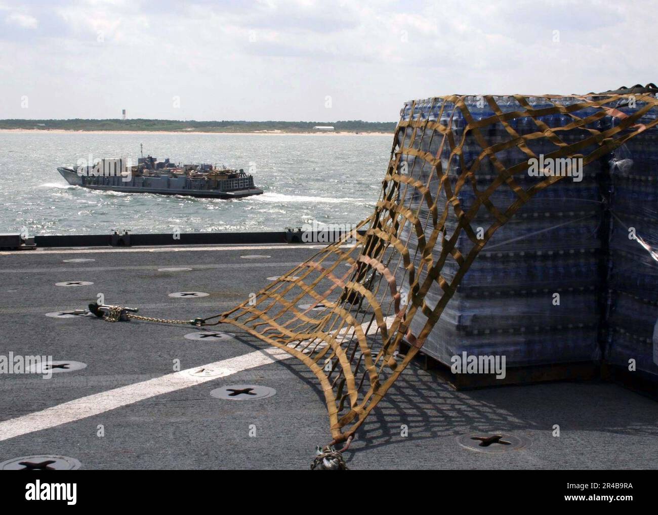 US Navy A Landing Craft, Utility, assigned to Assault Craft Unit Two ...