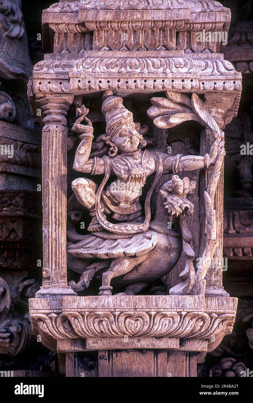 God Manmadhan Kaamdeva, 17th century wooden carvings in Meenakshi ...