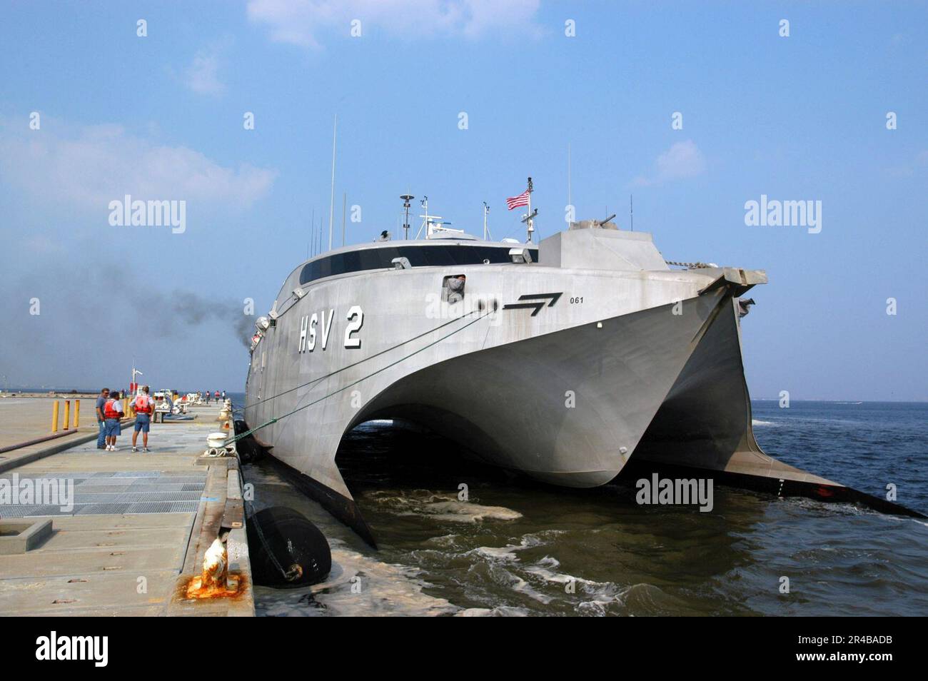 US Navy The U.S. Navy High Speed Vessel (HSV-2) Swift, loaded with more ...