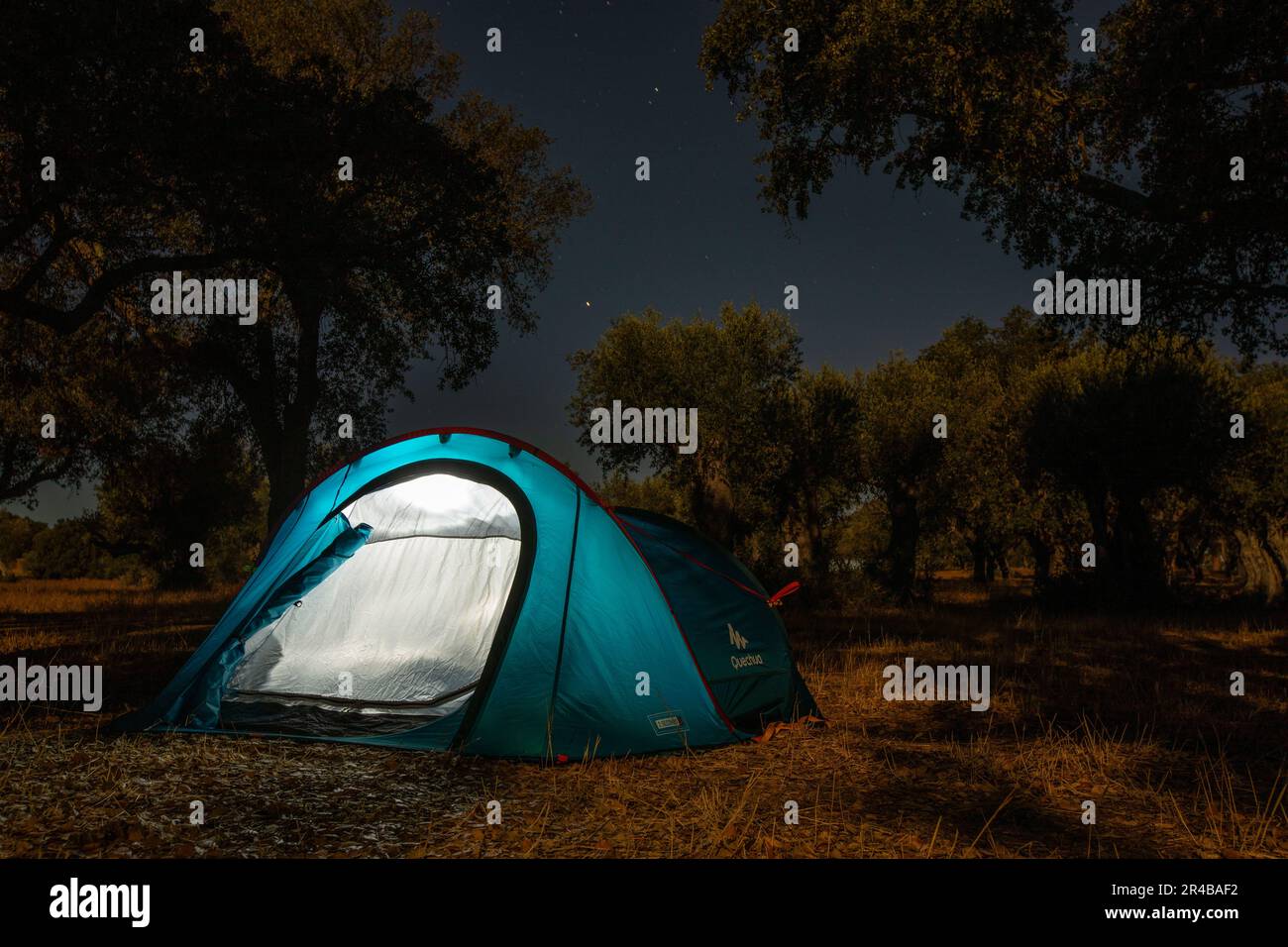 Campfire full moon hi-res stock photography and images - Alamy