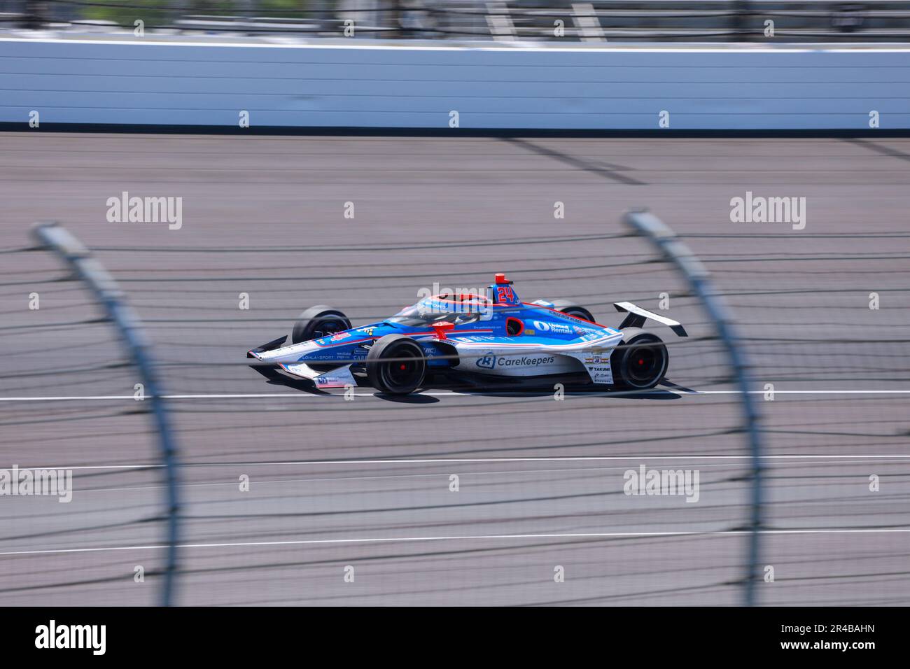 Indianapolis, United States. 26th May, 2023. Graham Rahal practices on ...