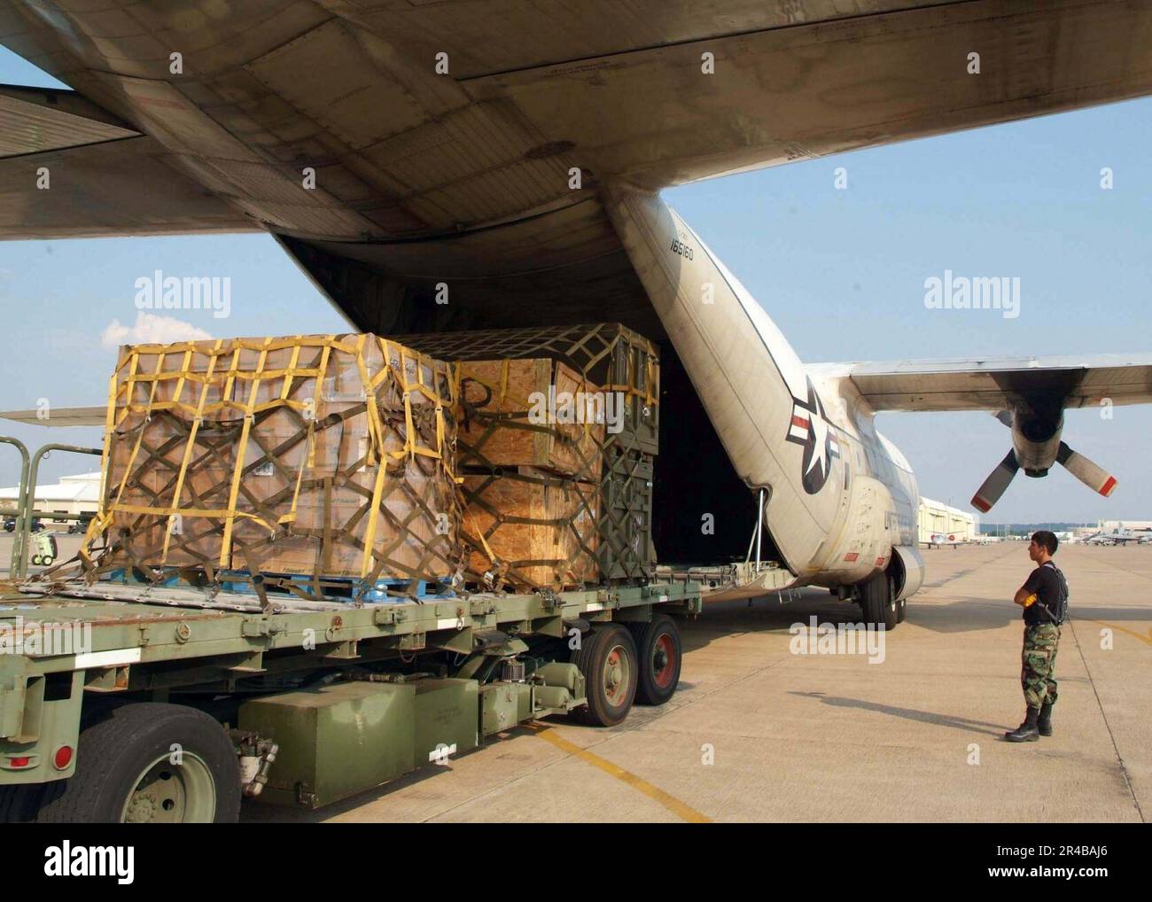 US Navy U.S. Air Force Airman 1st Class assigned to the 73rd APS at ...