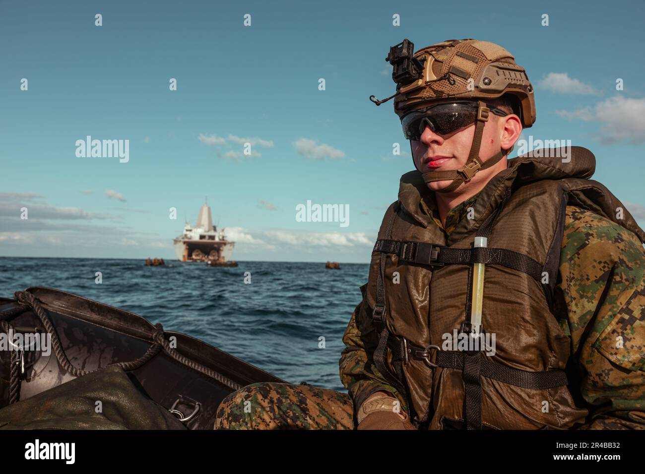 U.S. Marine Corps Lance Cpl. Evan Bellamy, an infantry Marine with ...