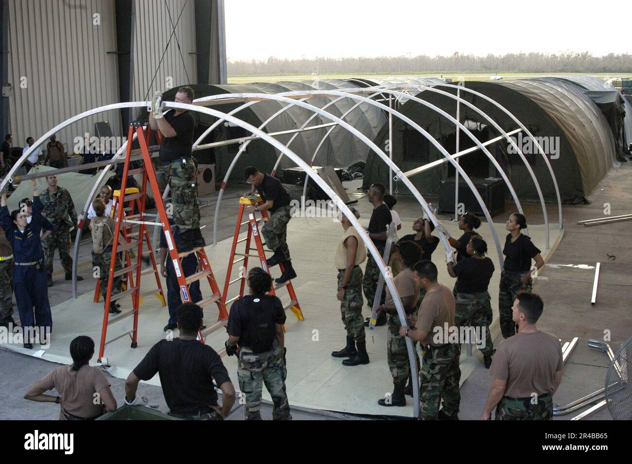 US Navy U.S. Navy personnel assigned to Casualty Receiving and ...