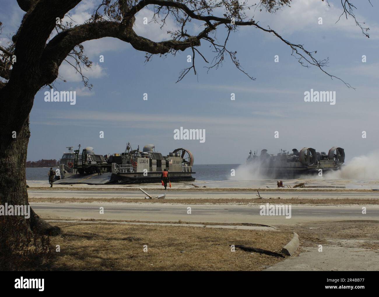 US Navy A U.S. Navy Landing Craft, Air Cushion (LCAC), assigned to ...