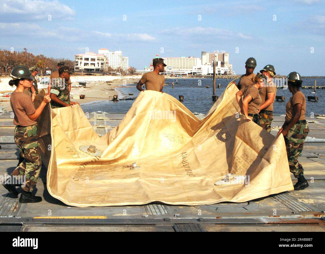 US Navy U.S. Navy Seabees assigned to Amphibious Construction Battalion ...