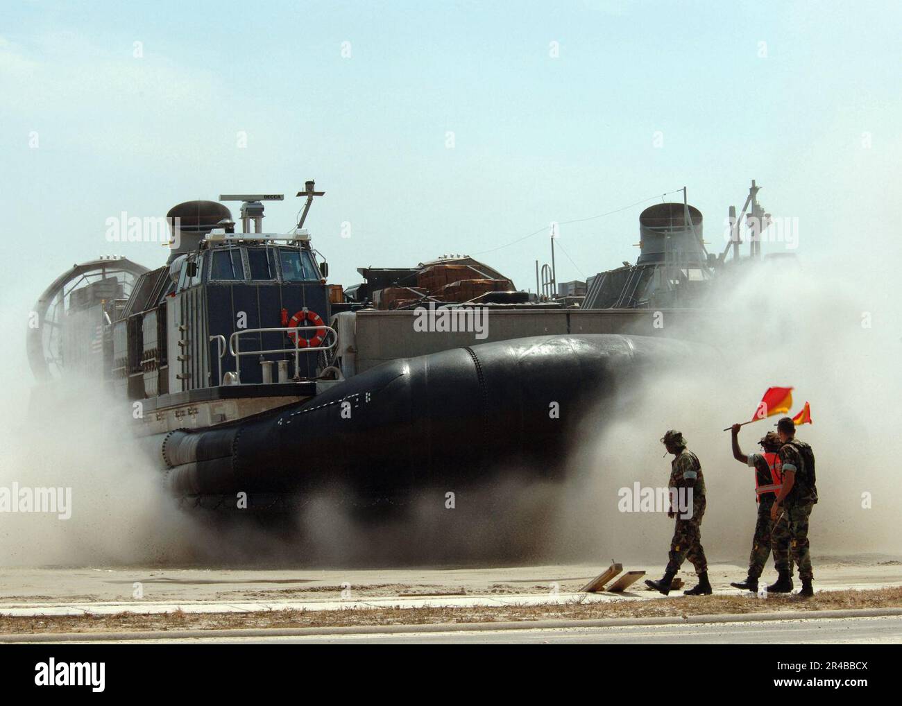 US Navy A U.S. Navy Landing Craft, Air Cushion (LCAC), assigned to ...