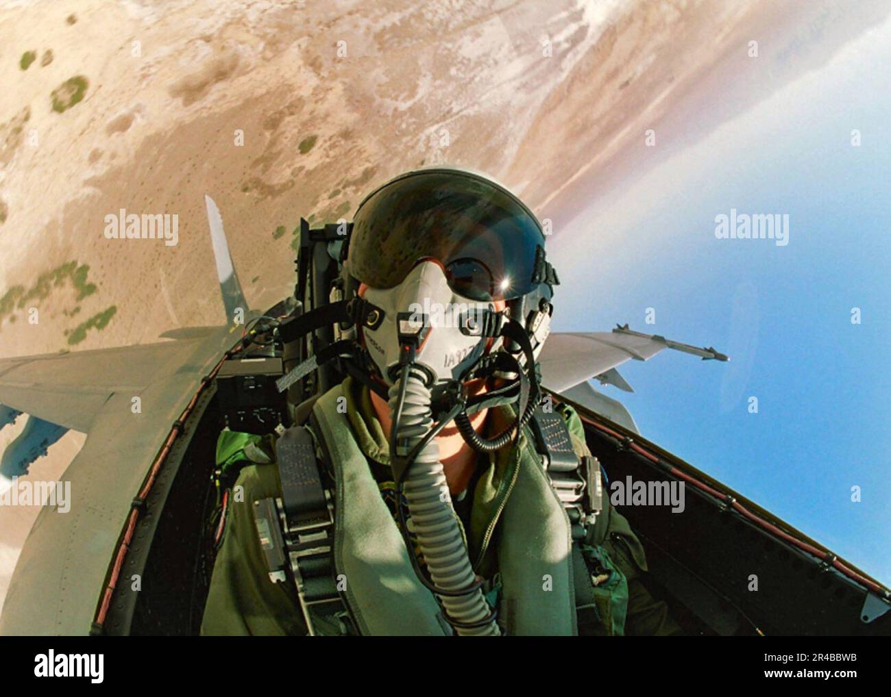 US Navy A pilot assigned to Air Test and Evaluation Squadron Nine (VX-9 ...