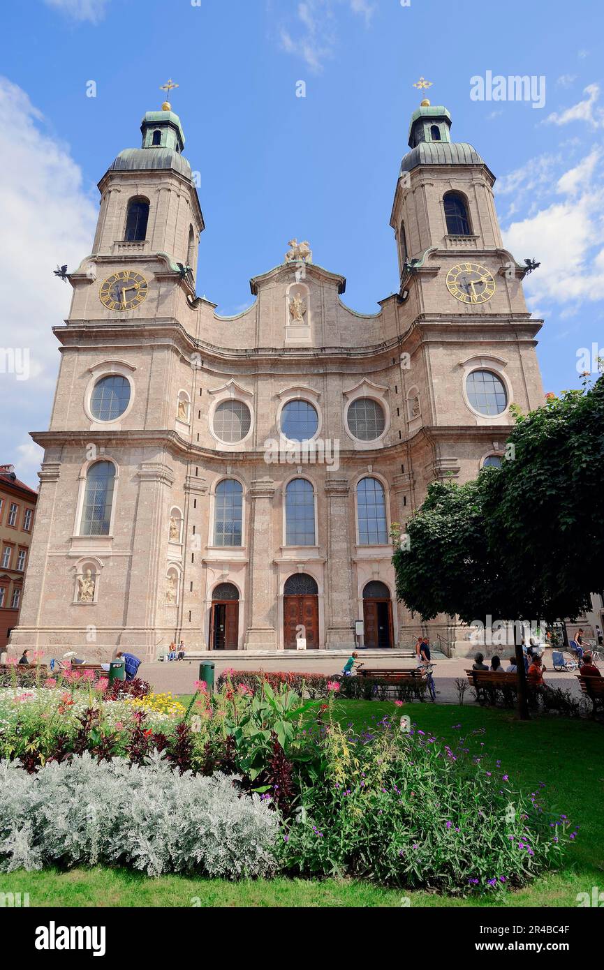 St. Jacob's Cathedral, Innsbruck, Tyrol, Innsbruck Cathedral, Austria ...
