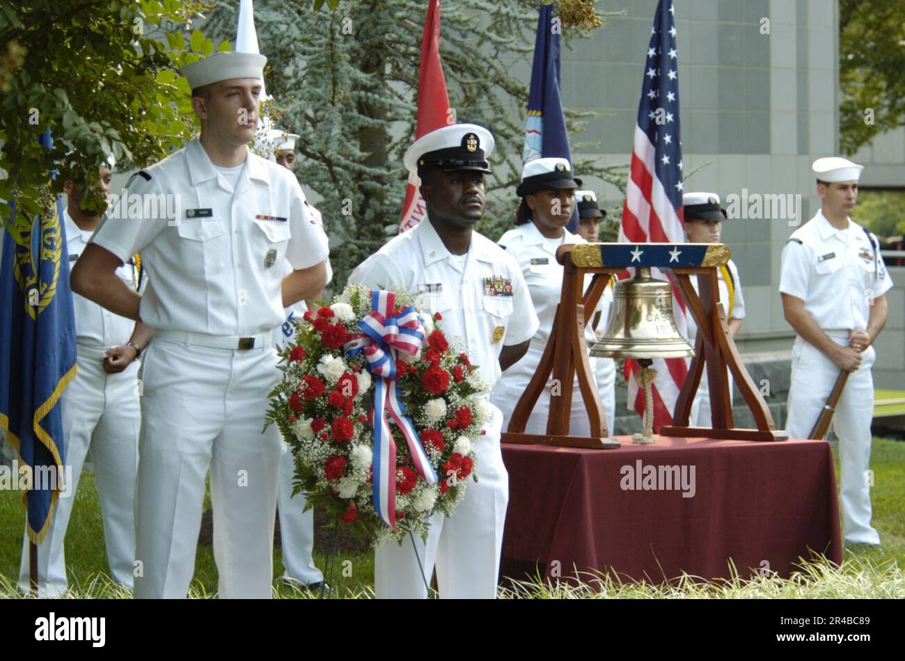 US Navy Sailors assigned to the National Maritime Intelligence Center ...