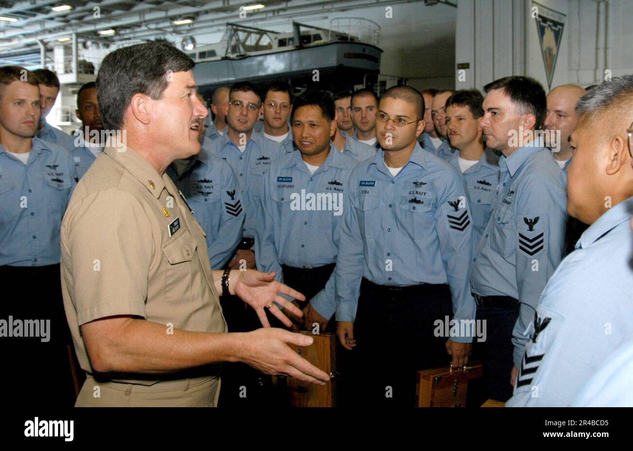 US Navy Master Chief Petty Officer of the Navy (MCPON) Terry Scott ...