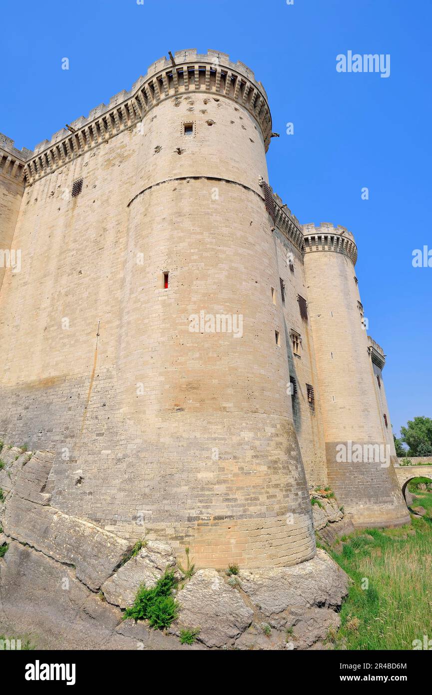 Castle Tarascon, Tarascon, Bouches-du-Rhone, Provence-Alpes-Cote d'Azur ...