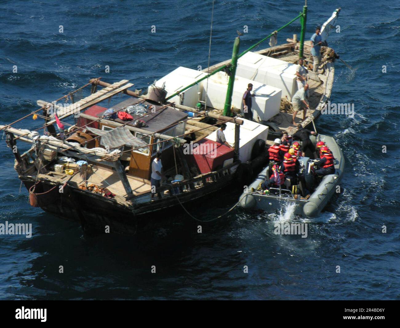 US Navy Sailors assigned to the Nuclear-powered aircraft carrier USS ...