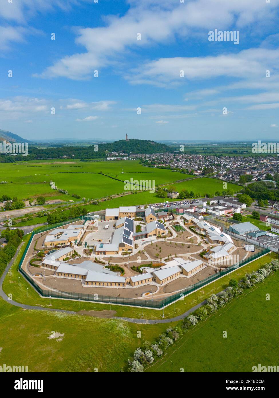Aerial view before opening of new HMP and YOI Stirling a new women’s ...
