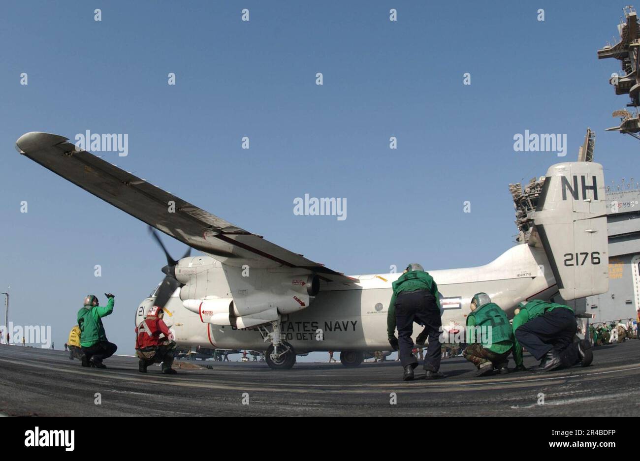 US Navy A C-2 Greyhound assigned to the Providers of Carrier Logistics ...