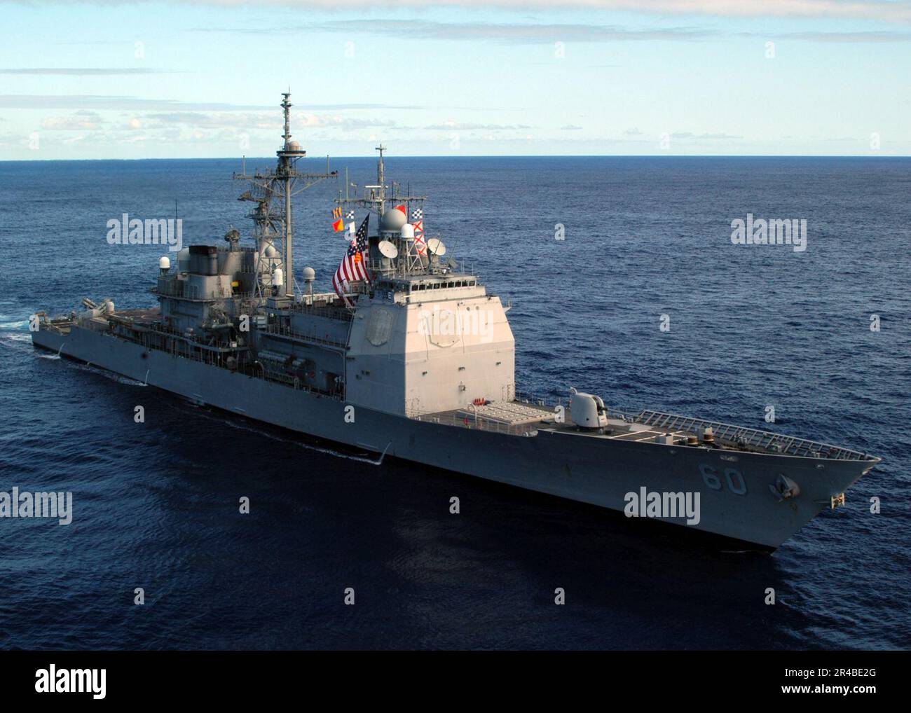 US Navy The guided missile cruiser USS Normandy (CG 60) underway in the ...