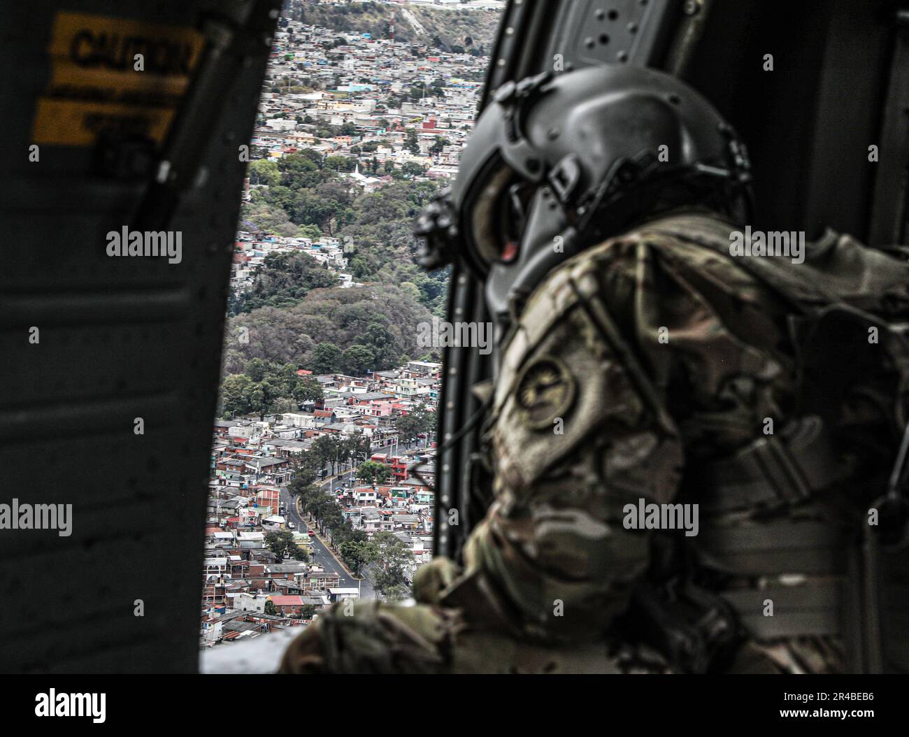 Sgt. Xavier Martinez, a UH60 Crew Chief from 1-228th Aviation Regiment ...