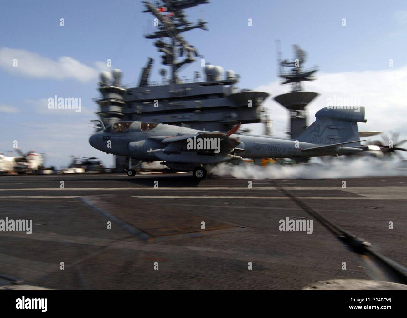 US Navy An EA-6B Prowler, assigned to the Shadowhawks of Electronic ...