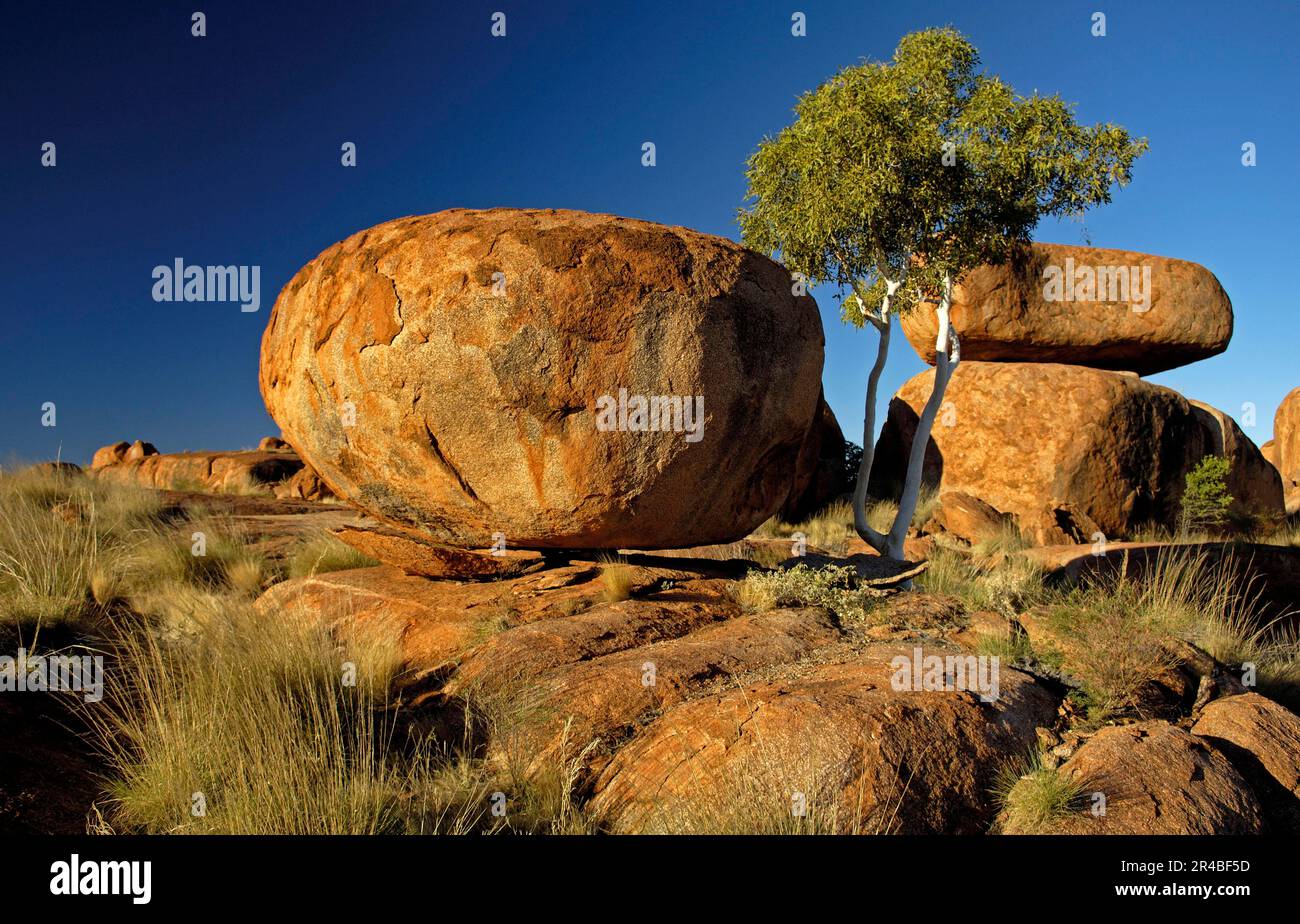 Devils Marbles, near Tennant Creek, Northern Territory, Australia Stock ...