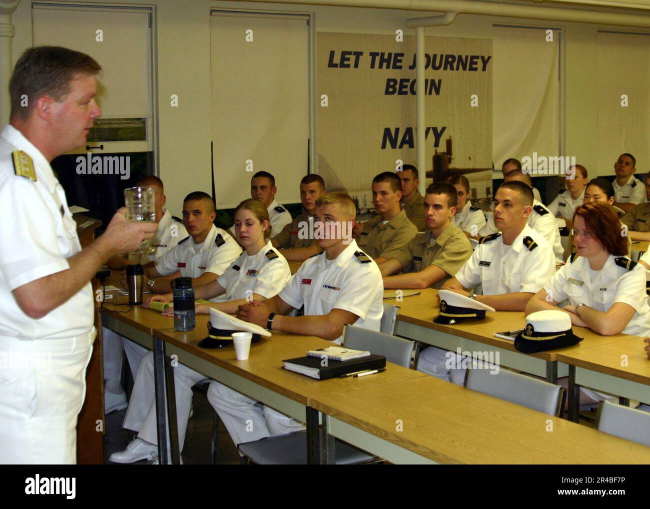 US Navy Director of Surface Warfare, Rear Adm. Barry McCullough ...