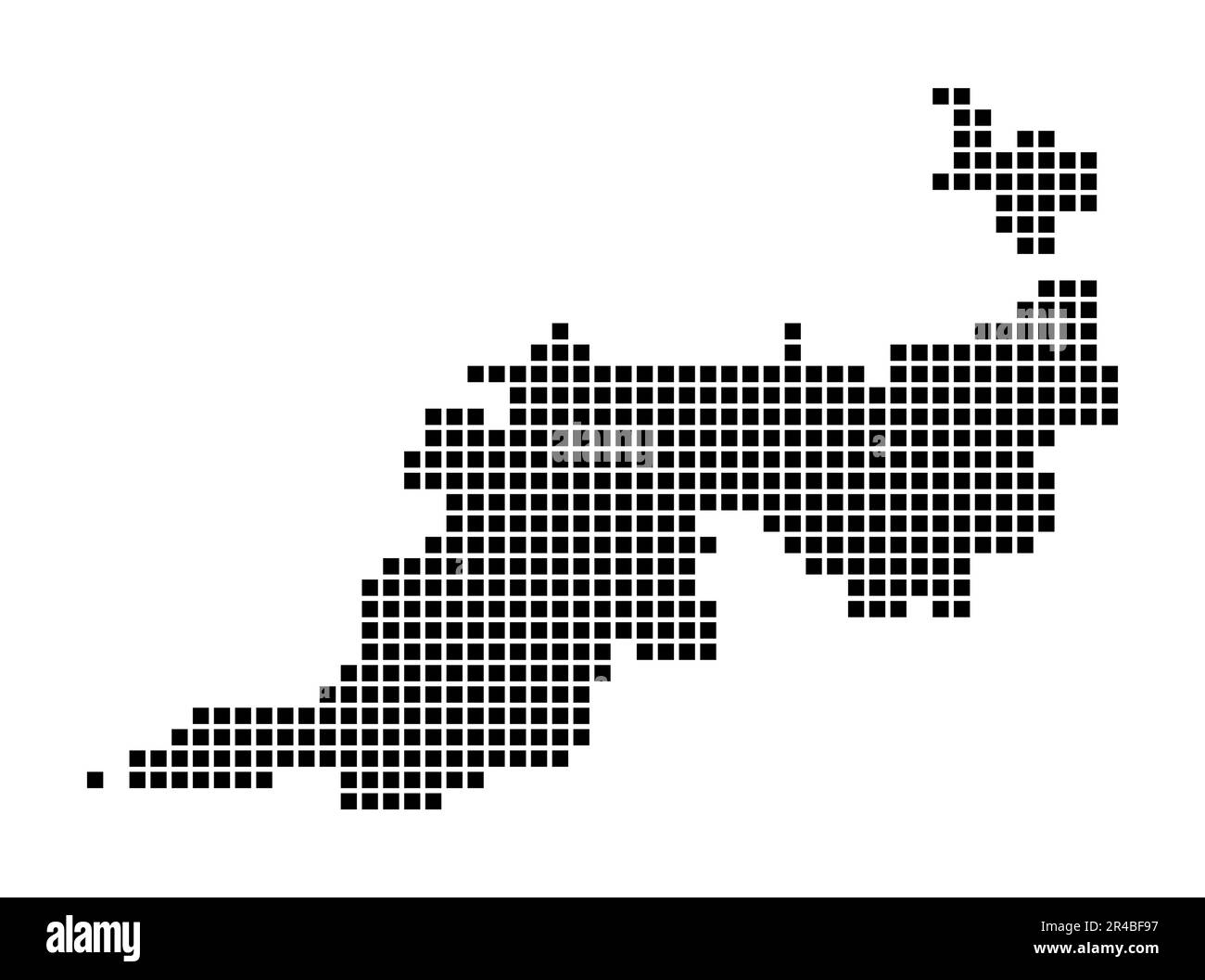 Guana Island map. Map of Guana Island in dotted style. Borders of the ... Guana Island map. Map of Guana Island in dotted style. Borders of the ...