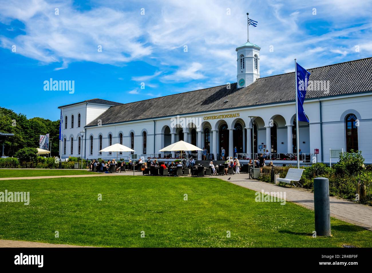 Spa hotel of the North Sea island of Norderney Stock Photo - Alamy