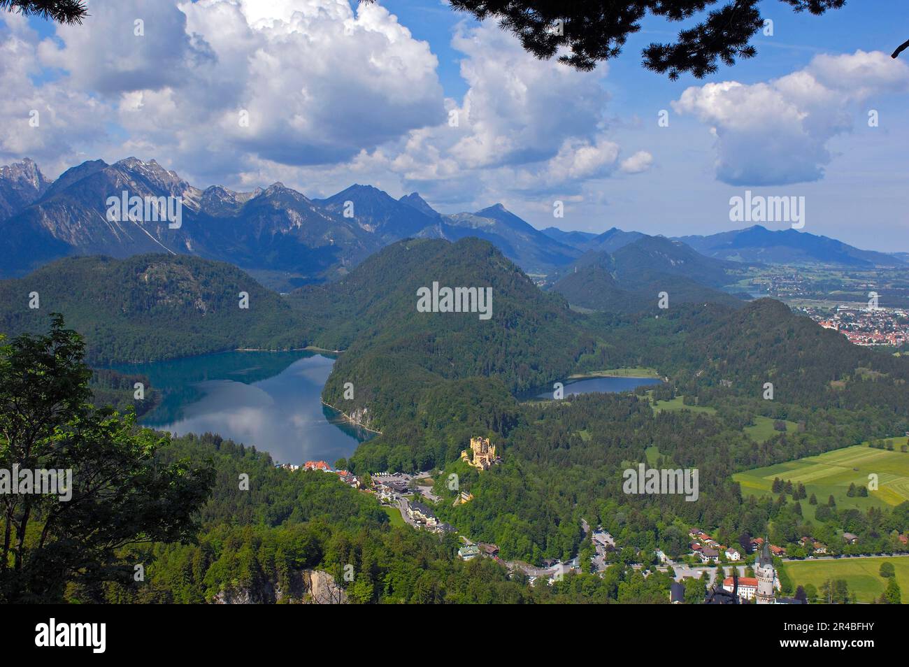 Hohenschwangau Castle, Alpsee, Schwanseepark, Romantic Road ...
