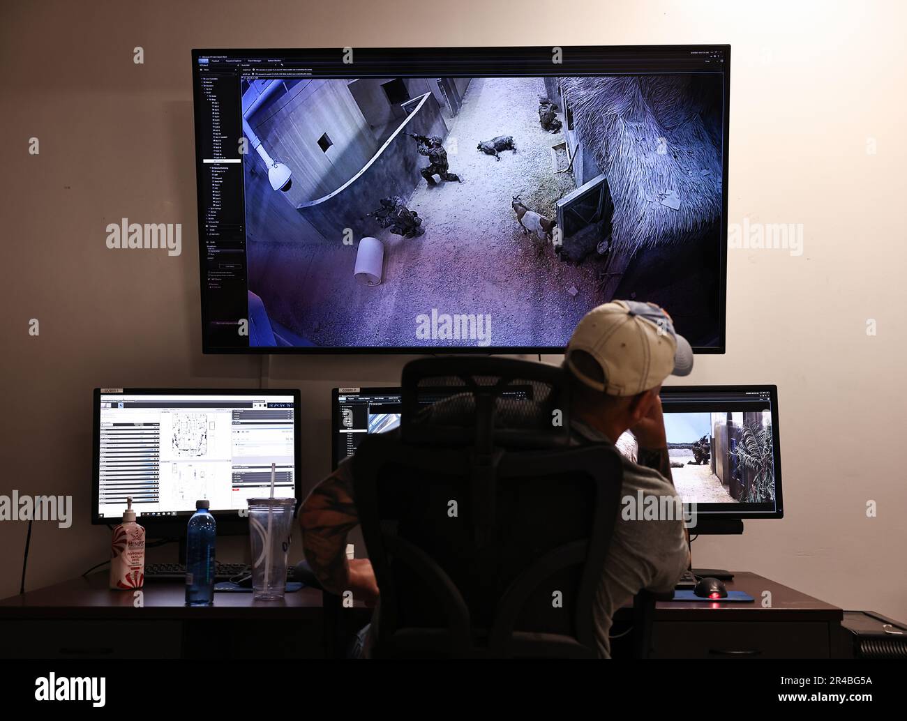 Chris Juhls, a camera operator with Katmai Government Services ...