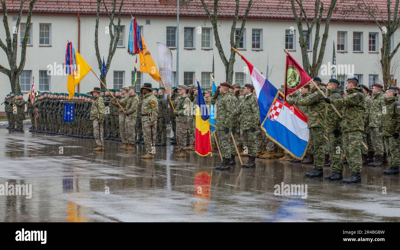 U.S. Soldiers assigned to NATO eFP Battle Group Poland, including ...
