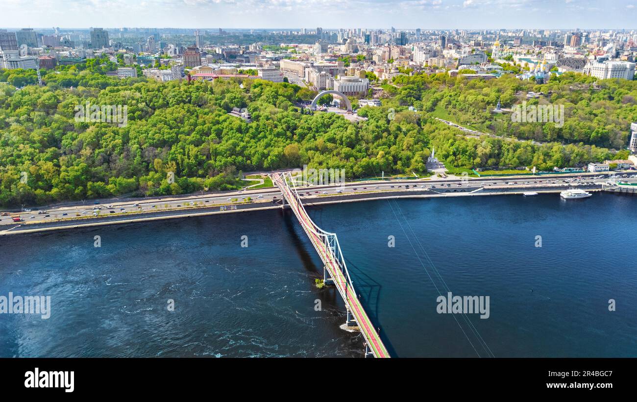 Aerial view kyiv city skyline hi-res stock photography and images - Alamy