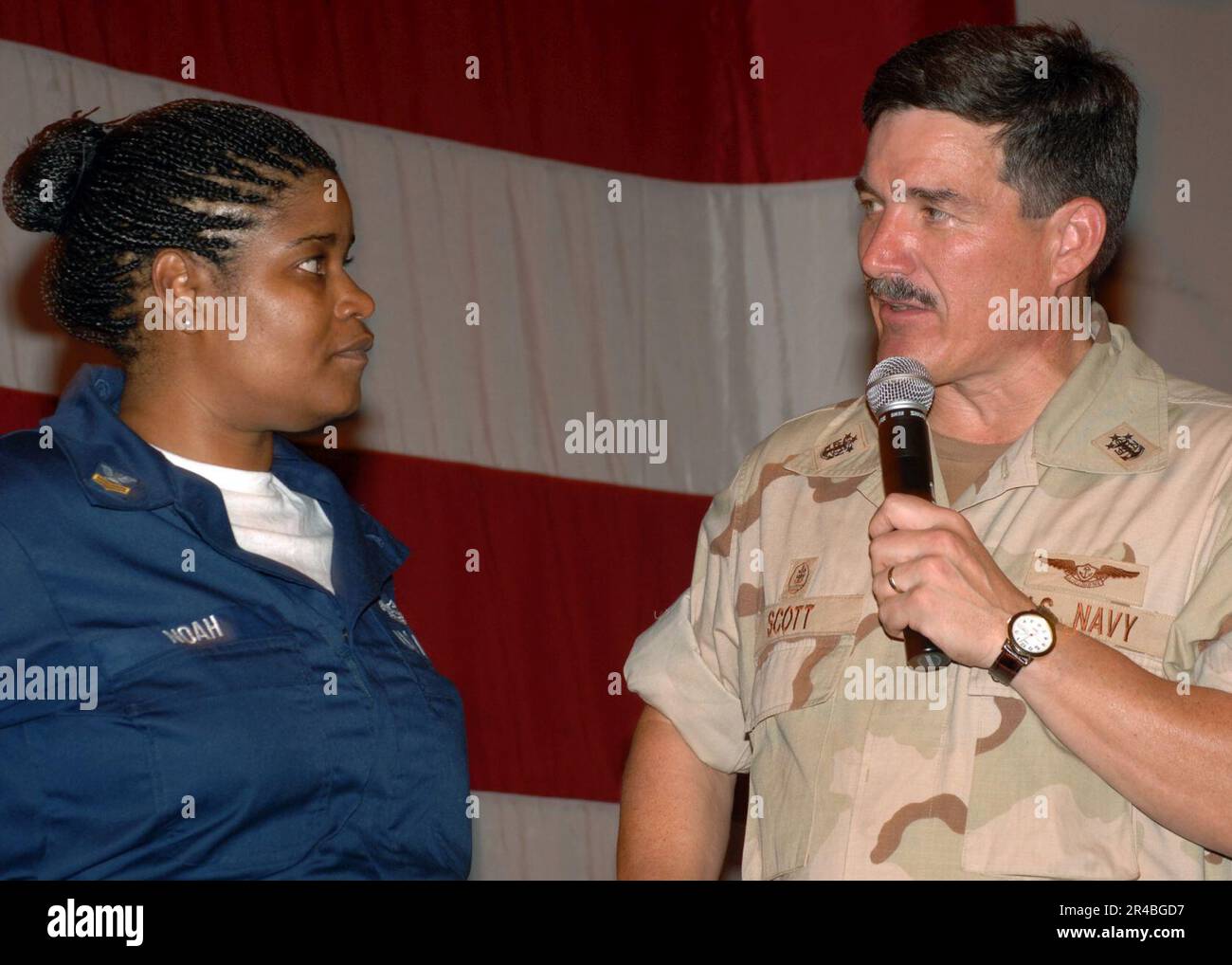 US Navy Master Chief Petty Officer of the Navy (MCPON) Terry Scott ...