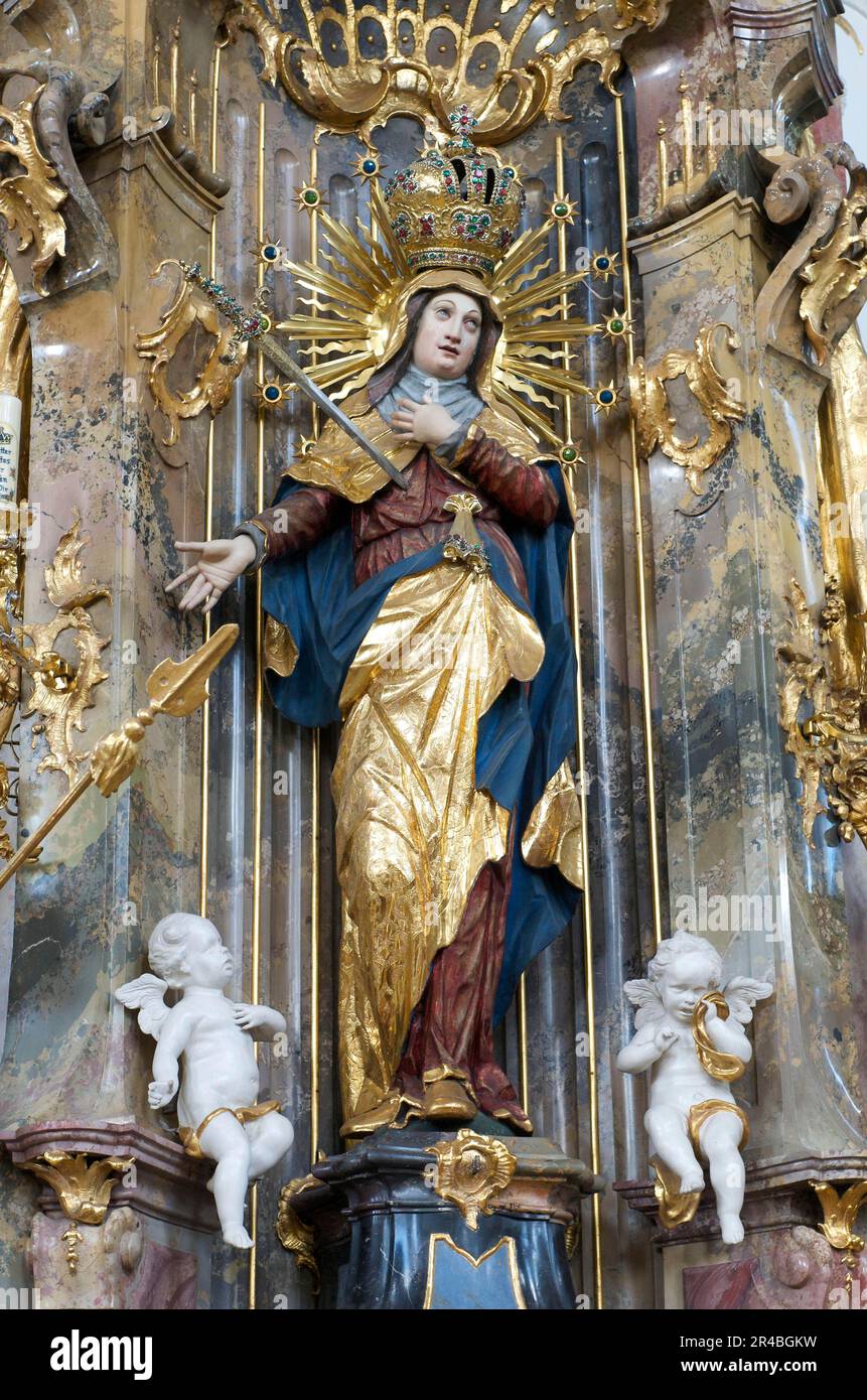 Maria Steinbach pilgrimage church, Maria Steinbach, Allgaeu, Bavaria ...